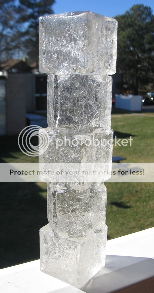 Cubes Stack Glass Vase | Antiques Board