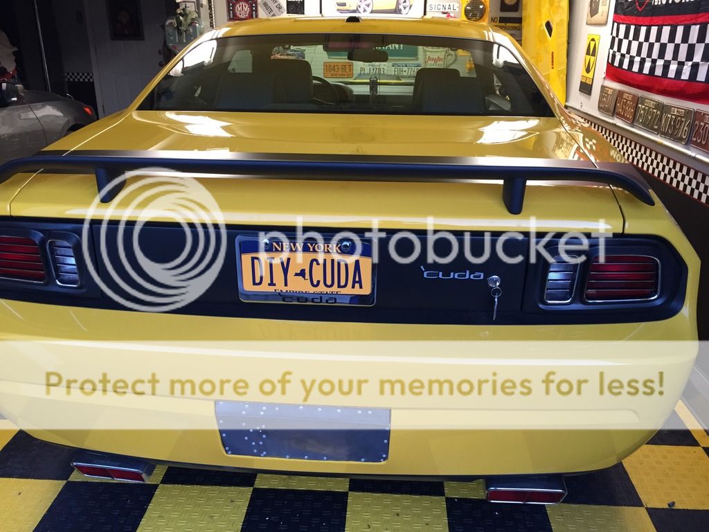 Look At My Cuda Rear End Now | Dodge Challenger Forum